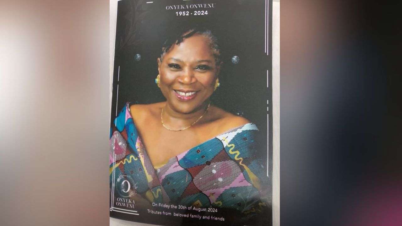 Late Onyeka Onwenu: Burial Ceremony of the "Elegant Stallion" holds in ...