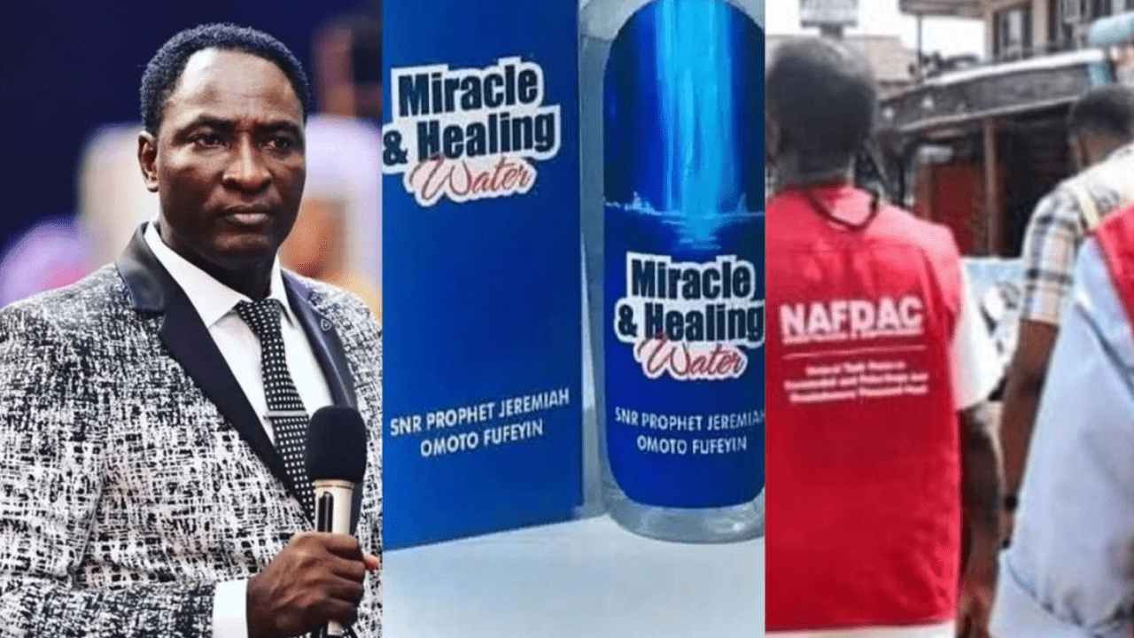 Pastor Jeremiah yet to react after NAFDAC declared his miracle water ...