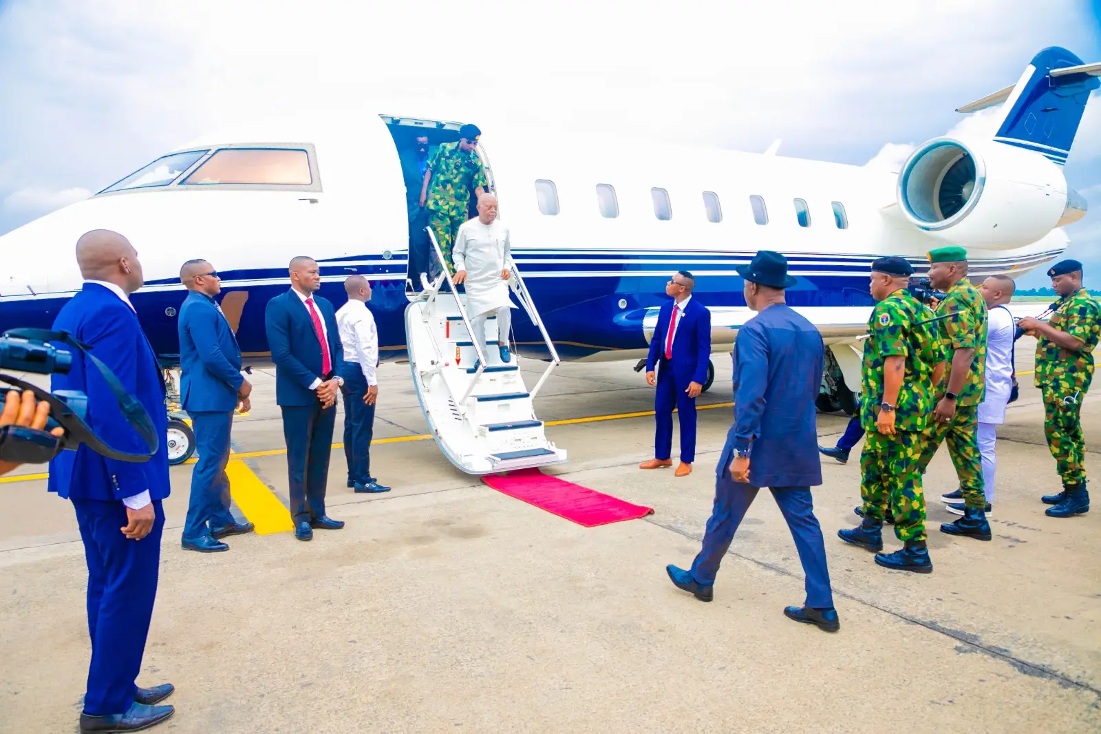 Rivers State Administrator Ibok-Ete Ibas Arrives Port Harcourt | AIT LIVE